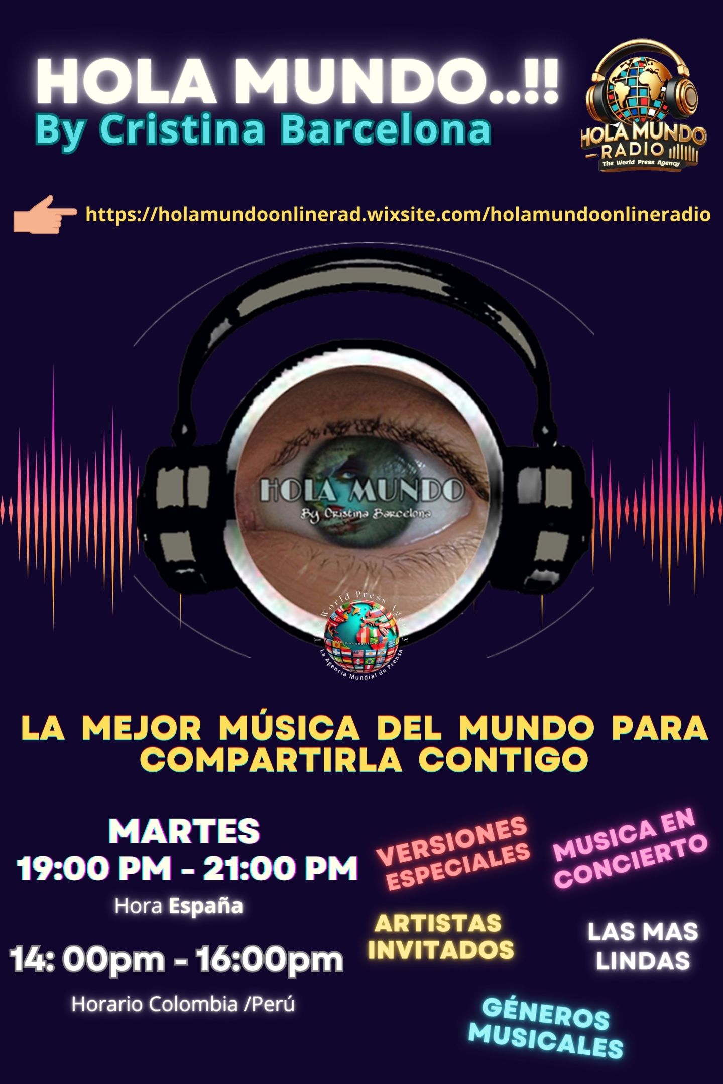 HOLA MUNDO online radiotv+ – La voz global que impulsa el arte, la ...